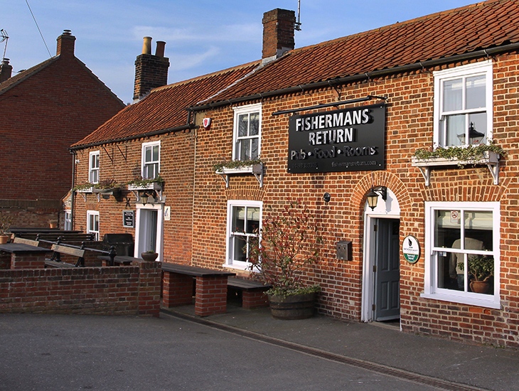 Fishermans Return Pub | B & B | Winterton | Discover Norfolk